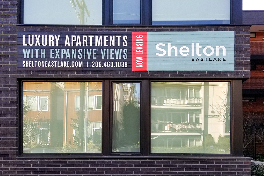 Building Exterior Vinyl Graphics - Graphics Northwest