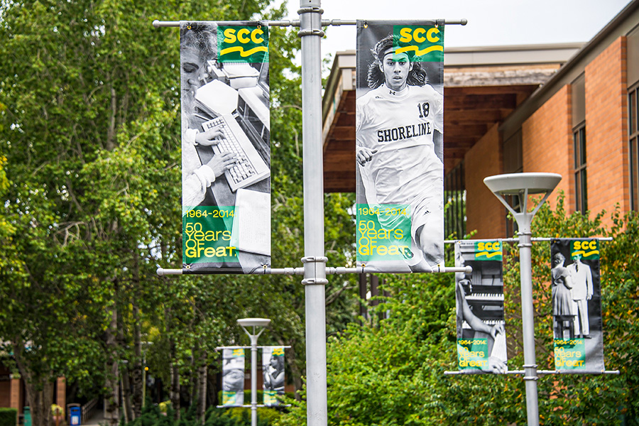 Hanging Banners - Graphics Northwest